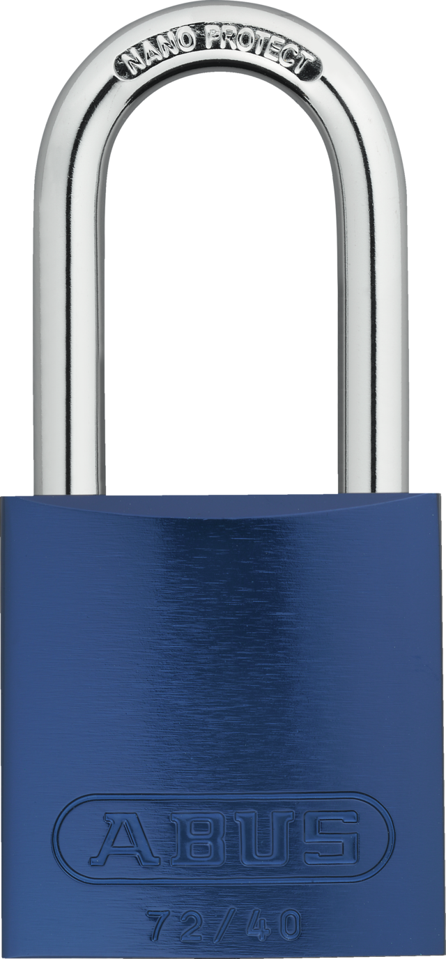 ABUS Aluminium Padlock 72/40HB40 blue